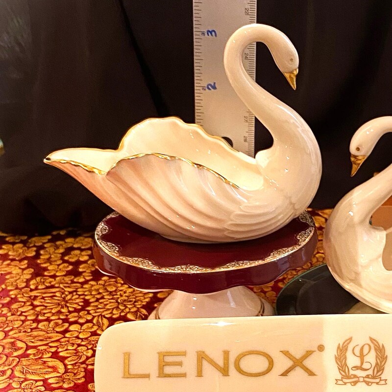 Swan Figurine Lenox - Etsy