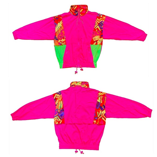 Neon Windbreaker - Etsy