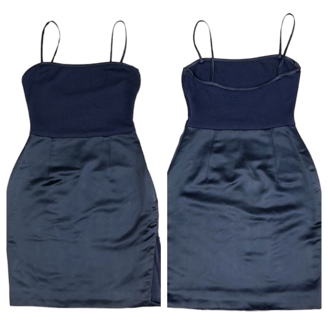 Heidi Weisel 90's Y2k Silk Cashmere Mini Dress - Etsy