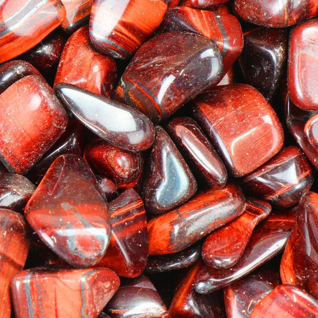 1 Kg Tumbled Stones: Red Falcon Eye Red, Wholesale Lot Red Falcon Eye ...