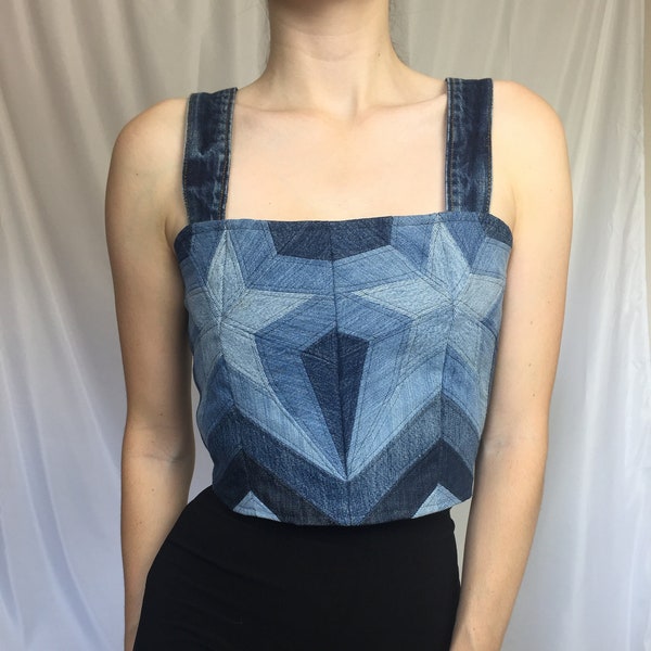 Patchwork Denim - Etsy UK