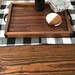 Walnut Serving Tray / Small Serving Tray / Wood Serving Board - Etsy