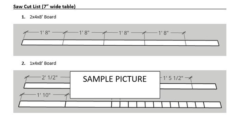 Farmhouse Side Table - Step by Step Instruction Manual / Plans / DIY - Etsy
