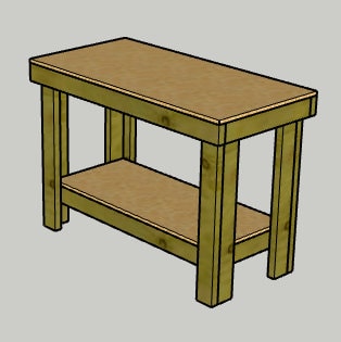 DIY Workbench - Step by Step Instruction Plans - Etsy