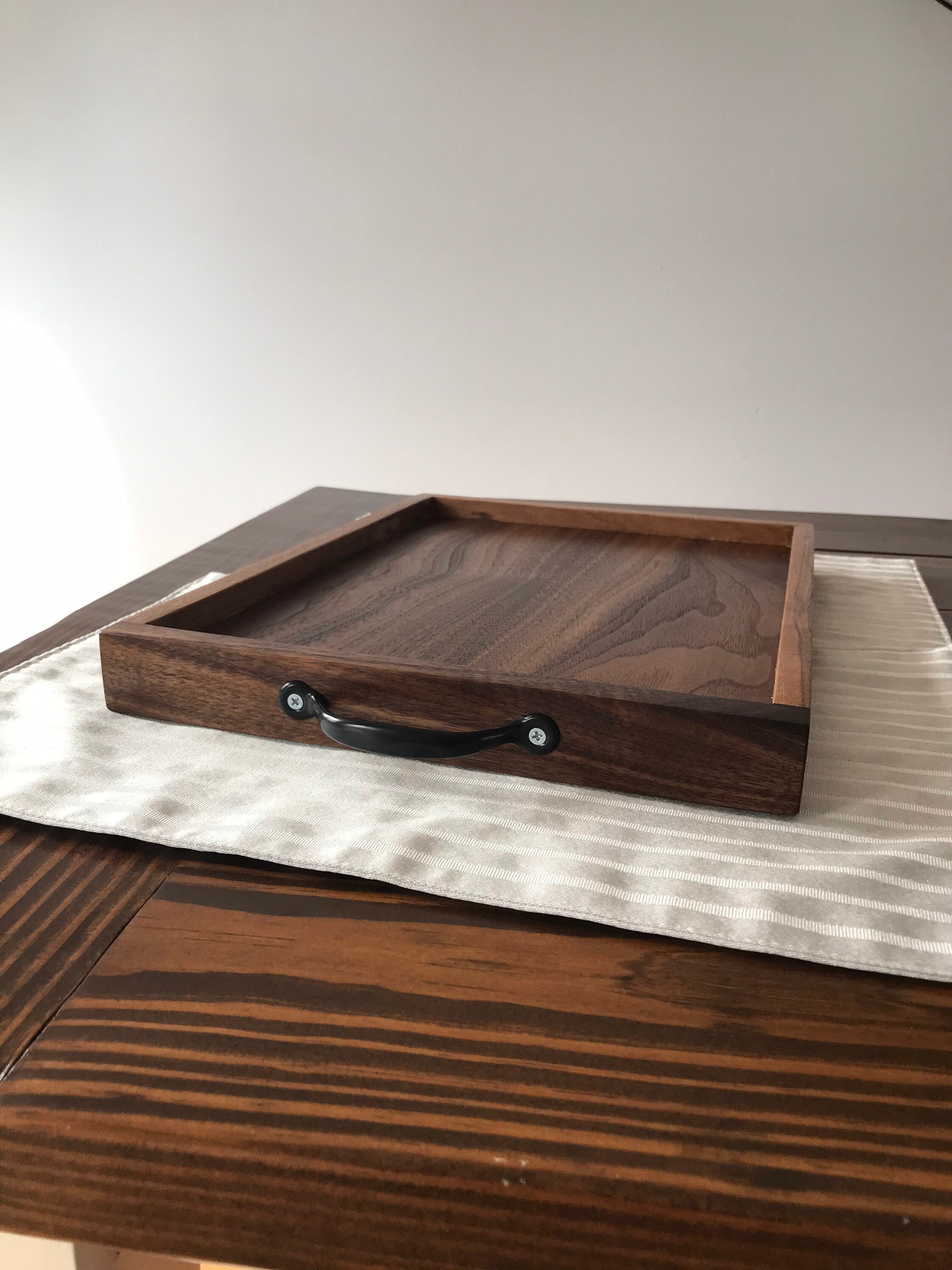 Walnut Serving Tray / Small Serving tray / Wood Serving Board | Etsy