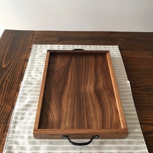 Walnut Serving Tray / Small Serving Tray / Wood Serving Board - Etsy