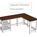 DIY L Shaped Desk - Step by Step Instruction Plans - Etsy