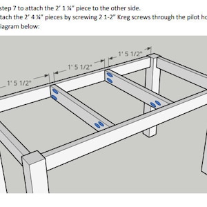 DIY Dining Table Plans - Etsy