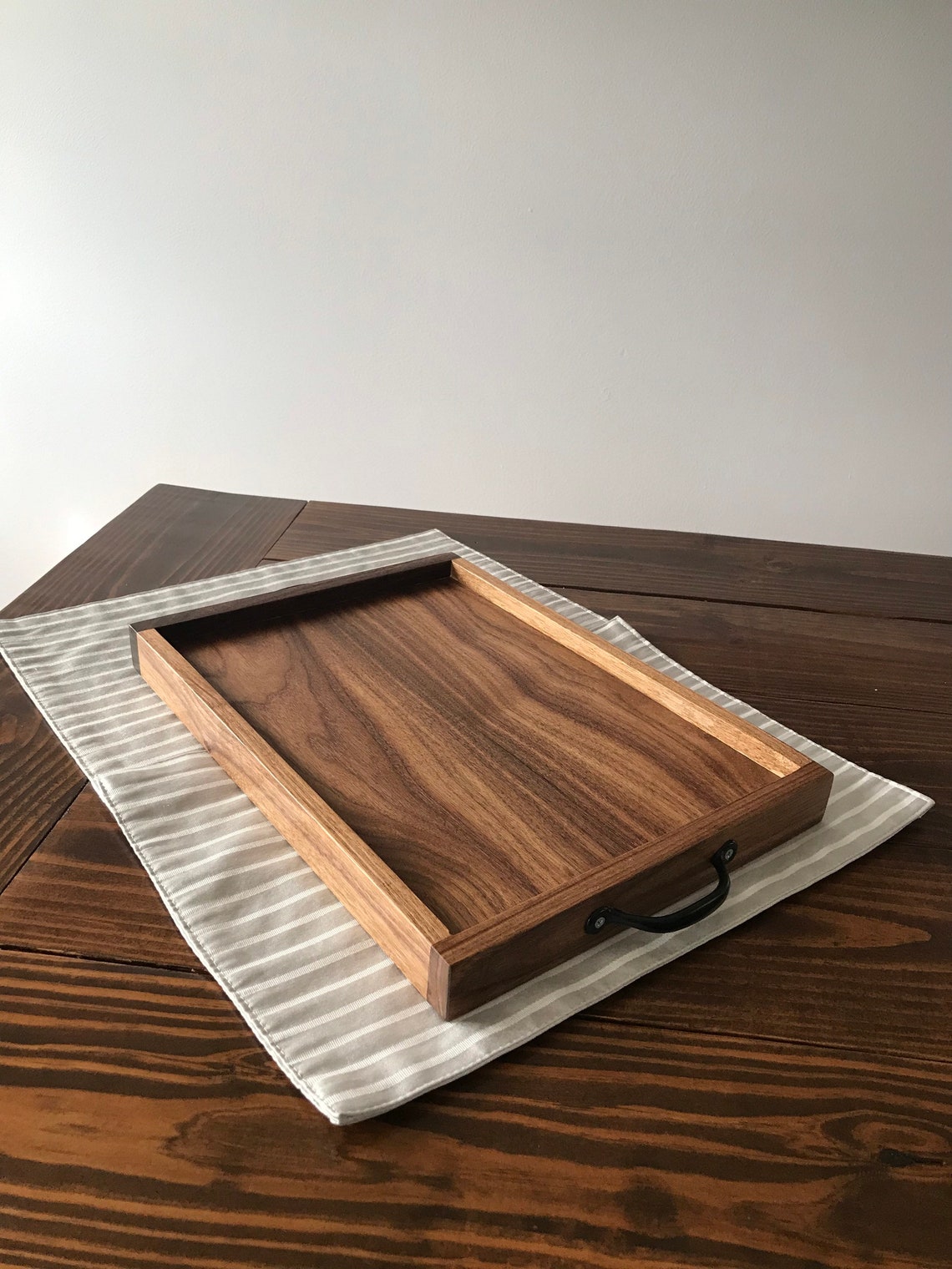 Walnut Serving Tray / Small Serving tray / Wood Serving Board | Etsy