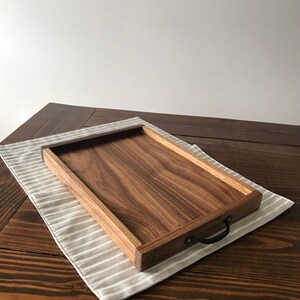Walnut Serving Tray / Small Serving Tray / Wood Serving Board - Etsy