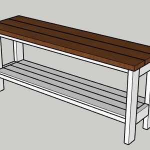 Step by Step Instruction Plans / DIY TV Stand / Console Table - Etsy