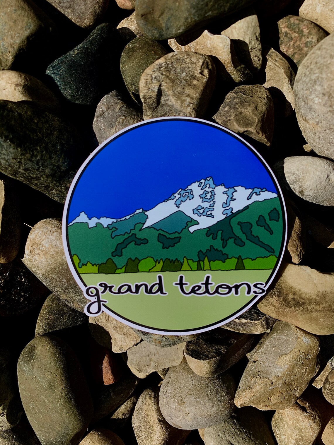 Grand Teton National Park Waterproof Vinyl Sticker Wyoming - Etsy