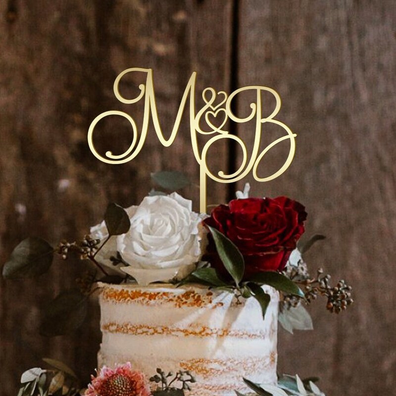 M Cake Topper - Etsy