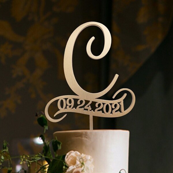 Letter C Cake Topper - Etsy