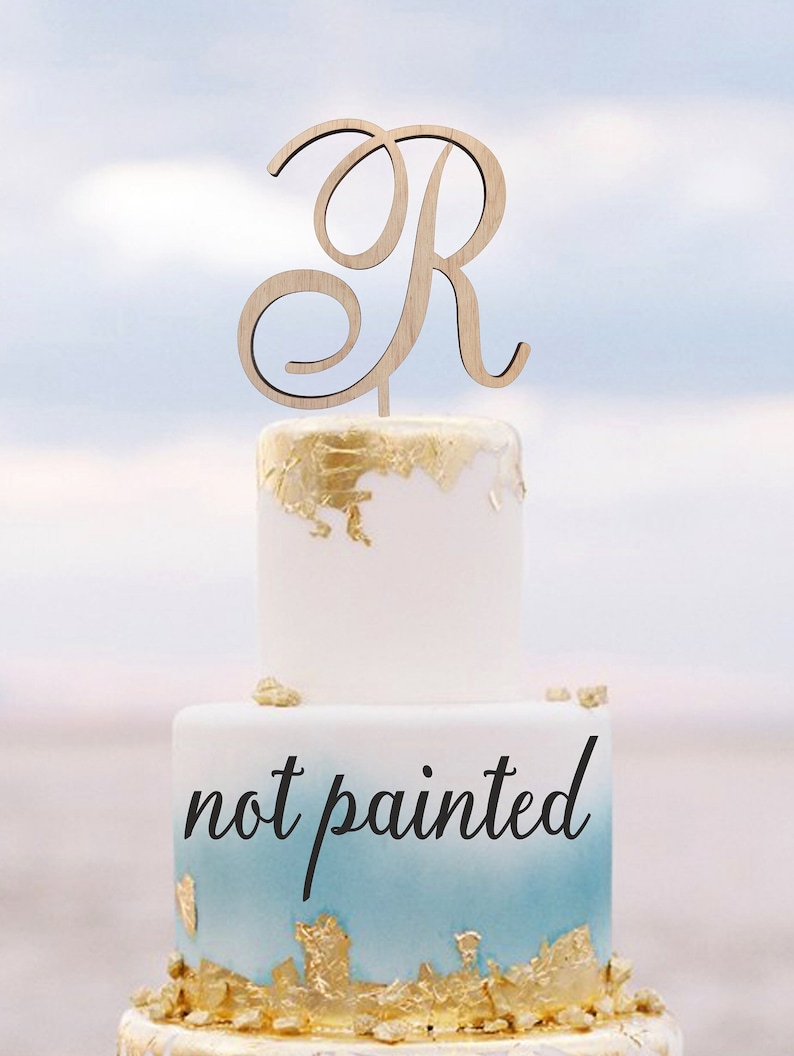 Wooden Cake Topper, Cake Toppers for Wedding, Rustic Cake Topper ...