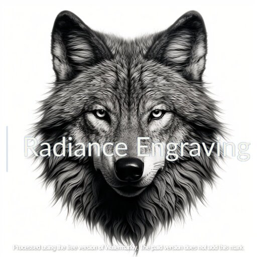 Detailed 3D Wolf Laser Engraving Templates - Etsy