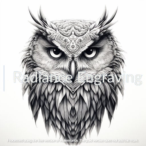 Premium 3D Owl Engraving Pattern – Laser Cut Ready Files - Etsy