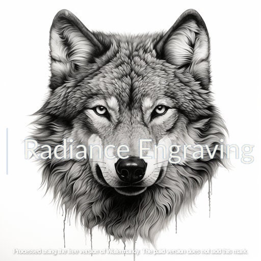 Detailed 3D Wolf Laser Engraving Templates - Etsy