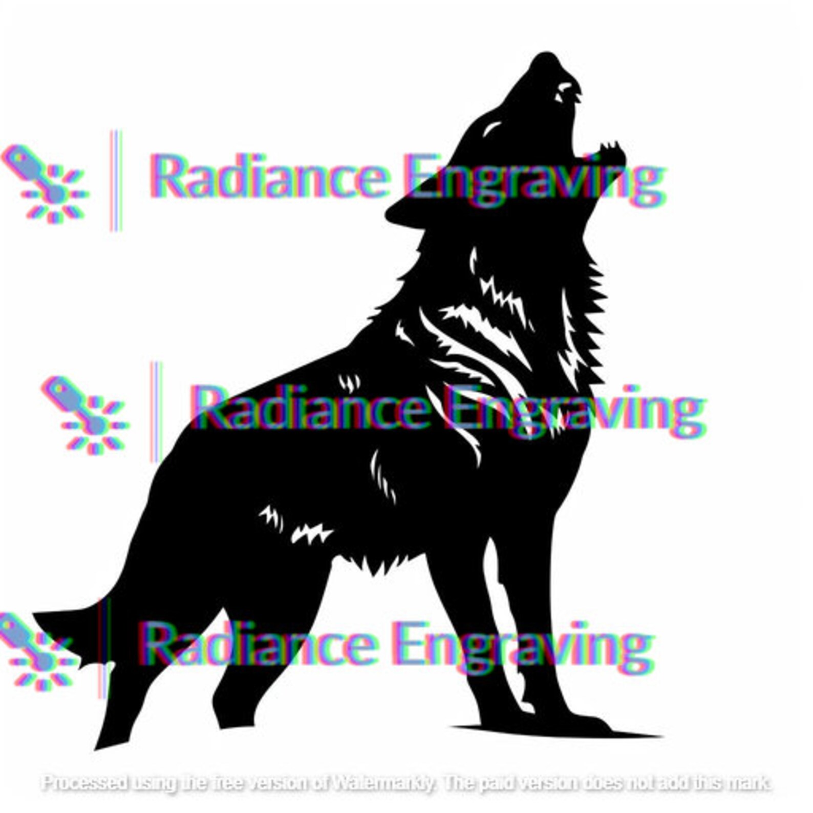 40 Premium Wolf Laser Engraving Templates: High-resolution PNG - Etsy
