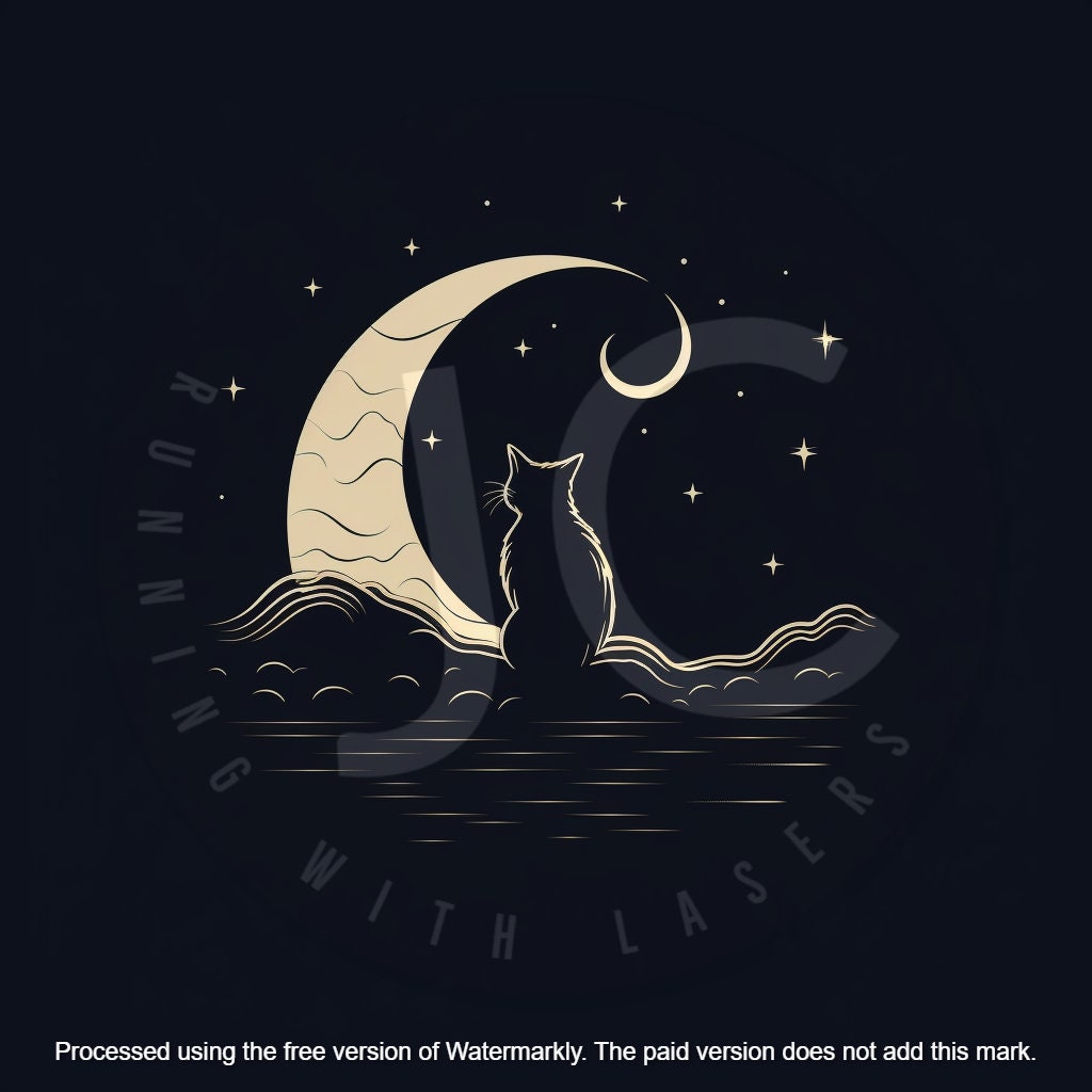 10 Halloween Cat Engraving Templates | Laser-ready | PNG & SVG Files - Etsy