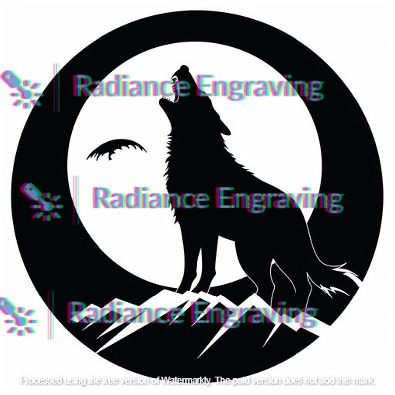 40 Premium Wolf Laser Engraving Templates: High-resolution PNG - Etsy