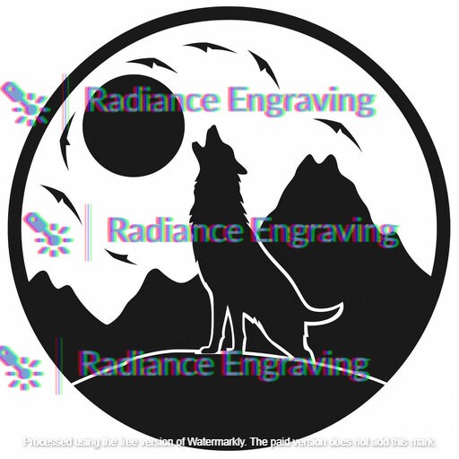 40 modèles de gravure laser loups premium : PNG haute résolution et ...