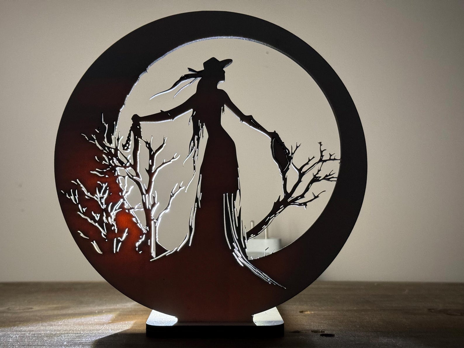 4 Witch and Moon Laser Engraving Templates - SVG/PNG for Wood & Acrylic ...