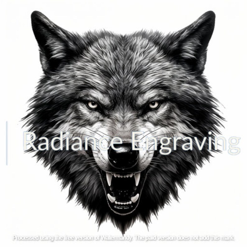 Detailed 3D Wolf Laser Engraving Templates - Etsy