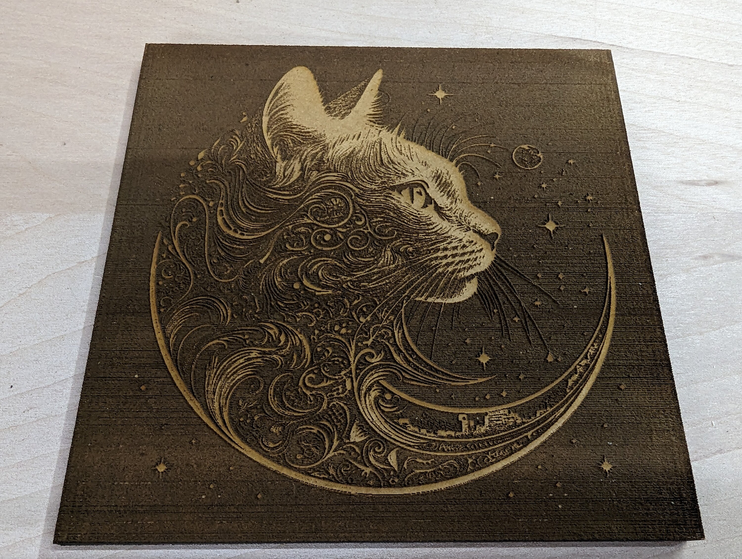 10 Halloween Cat Engraving Templates | Laser-ready | PNG & SVG Files - Etsy