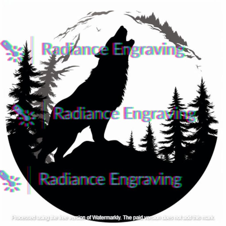40 Premium Wolf Laser Engraving Templates: High-resolution PNG - Etsy