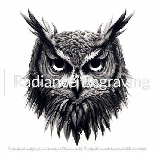 Premium 3D Owl Engraving Pattern – Laser Cut Ready Files - Etsy