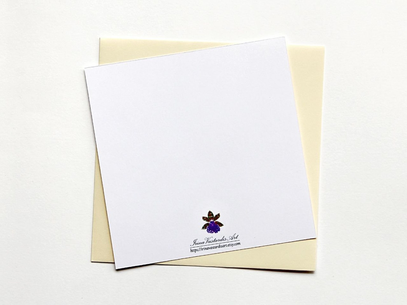 Original Art Blank Note Cards, Set of 4 Greeting Cards, Watercolour ...