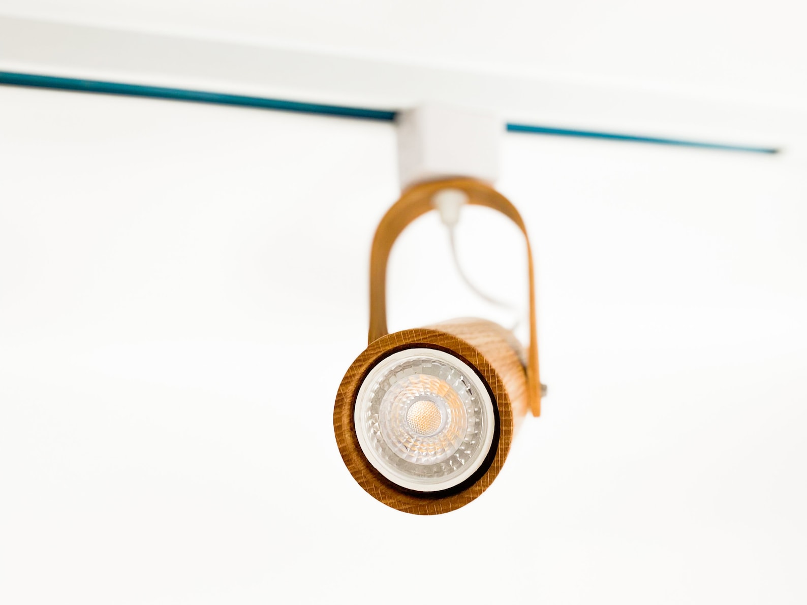 Tracking Ceiling Wooden Spot Light - Etsy