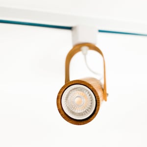 Tracking Ceiling Wooden Spot Light - Etsy