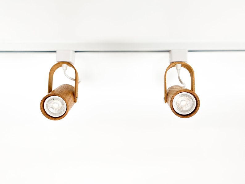 Tracking Ceiling Wooden Spot Light - Etsy