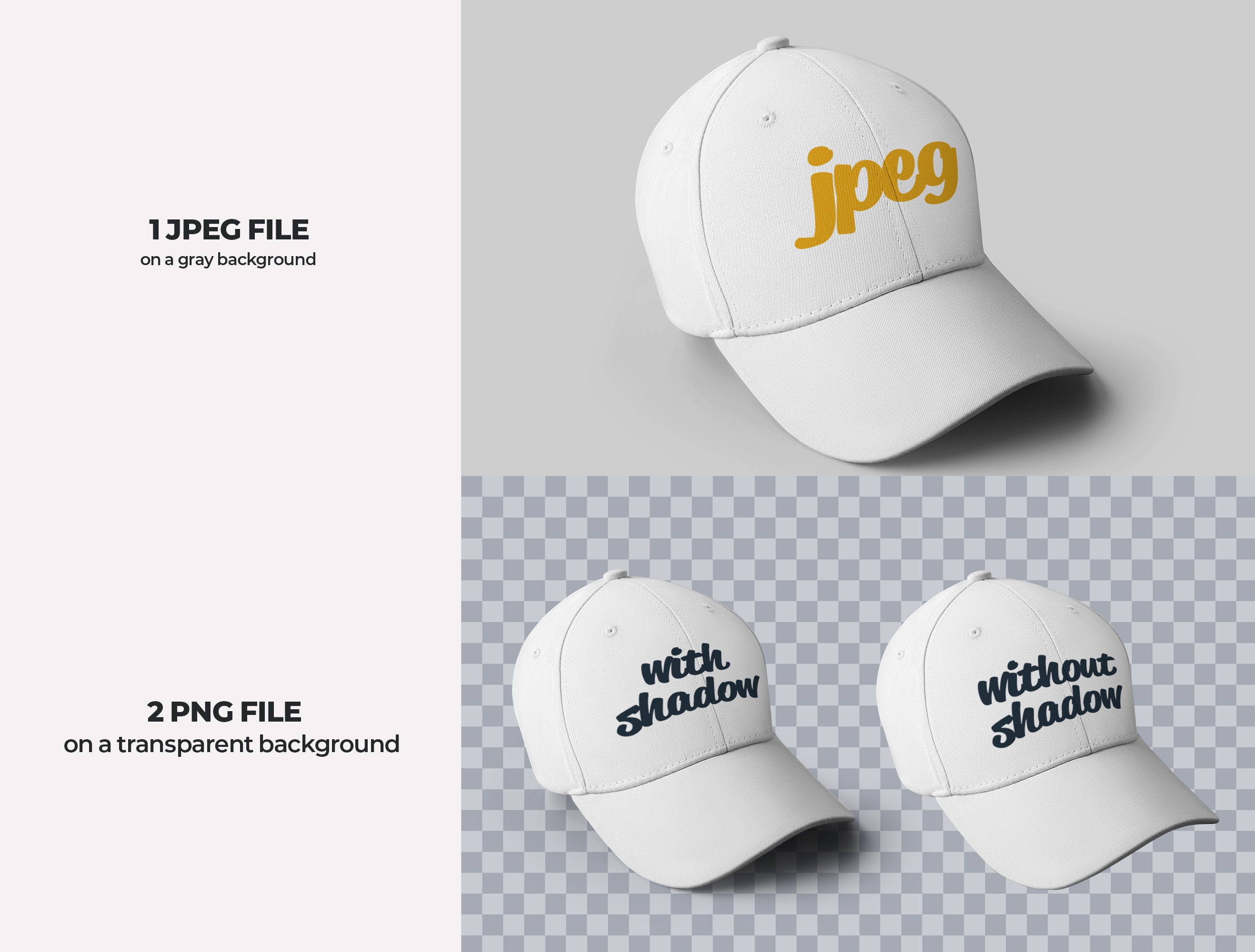 Baseball Hat Mockup / Mockup White Cap / White Hat Mockup - Etsy