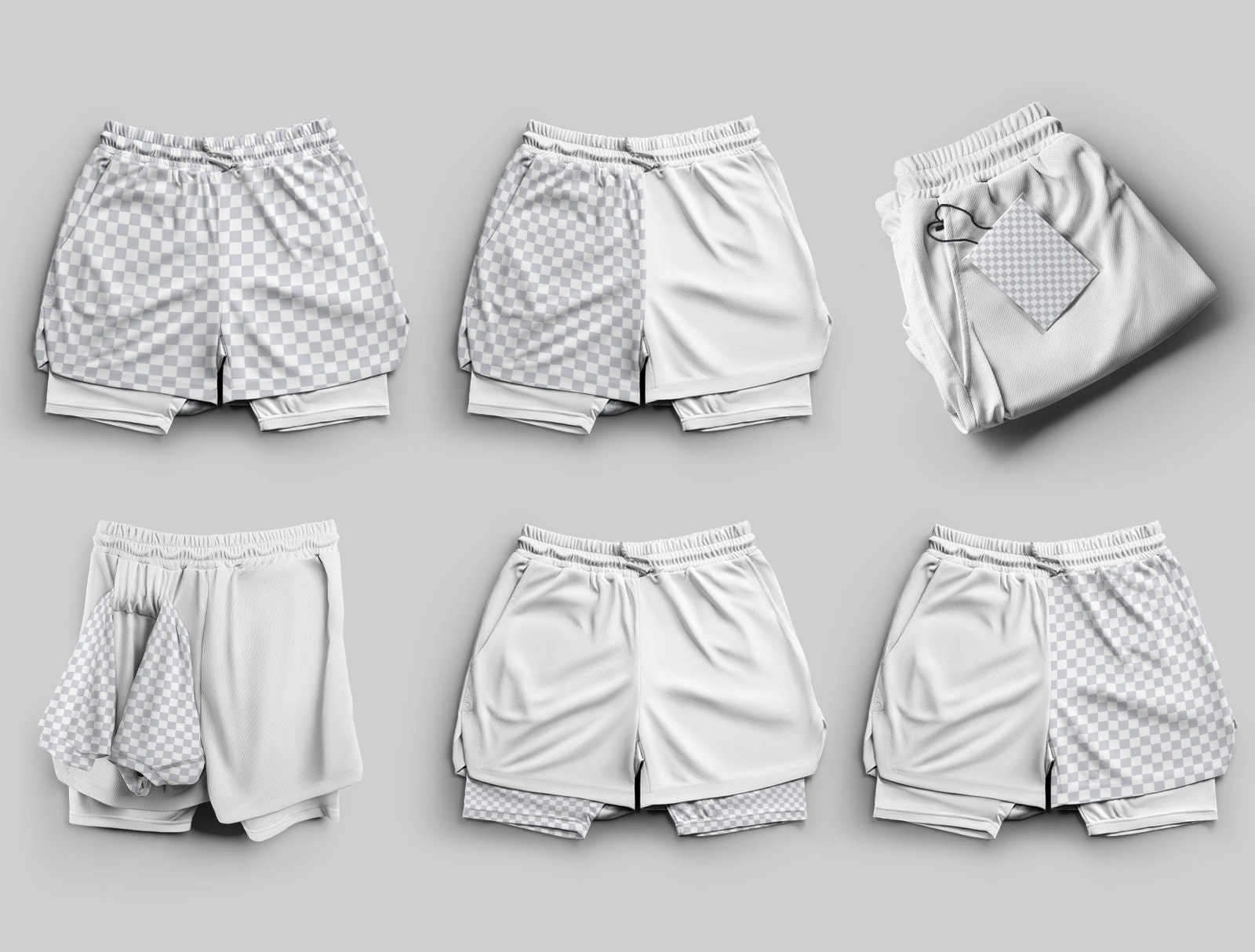 Shorts Mockup Set 8 PSD Files - Etsy