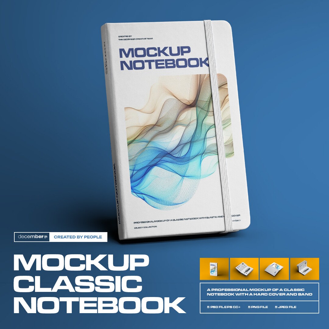 A5 Notebook Mockup - Etsy