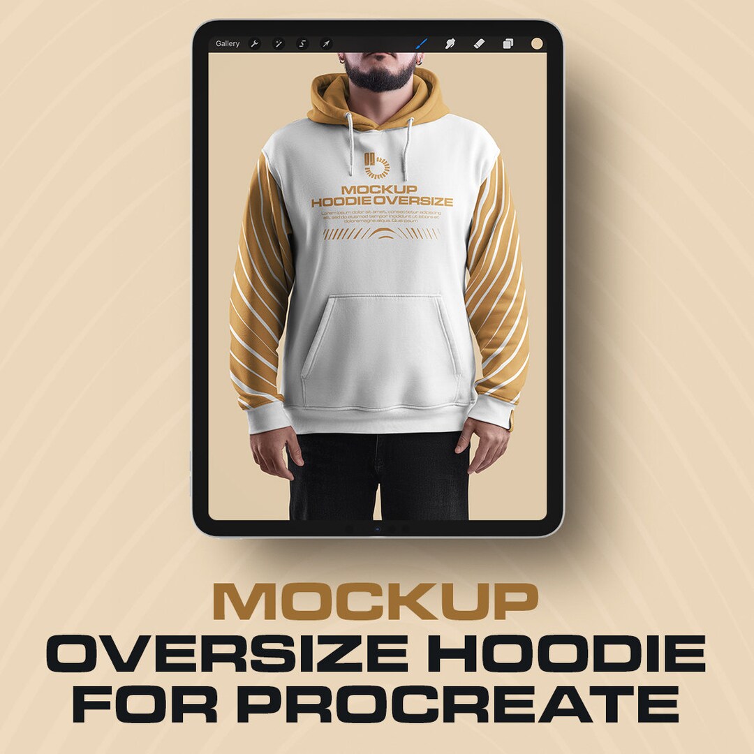 Mockup Procreate Mens Hoodies Front and Back - Etsy