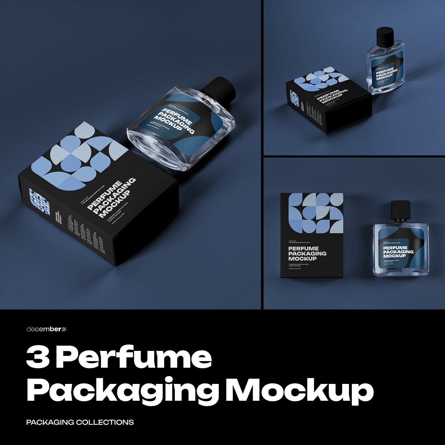 Mockup Perfume Bottle With Packaging Box - Etsy