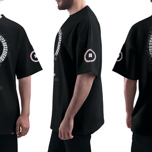 Streetwear T-shirt Mockups Men PSD Smart Object Mockup for Design ...