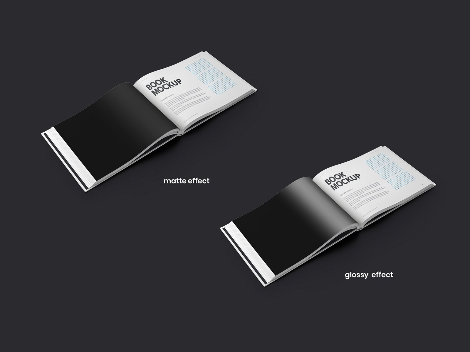Book Mockup Book Cover Mockup Open and Closed Book Realistic Mockup ...