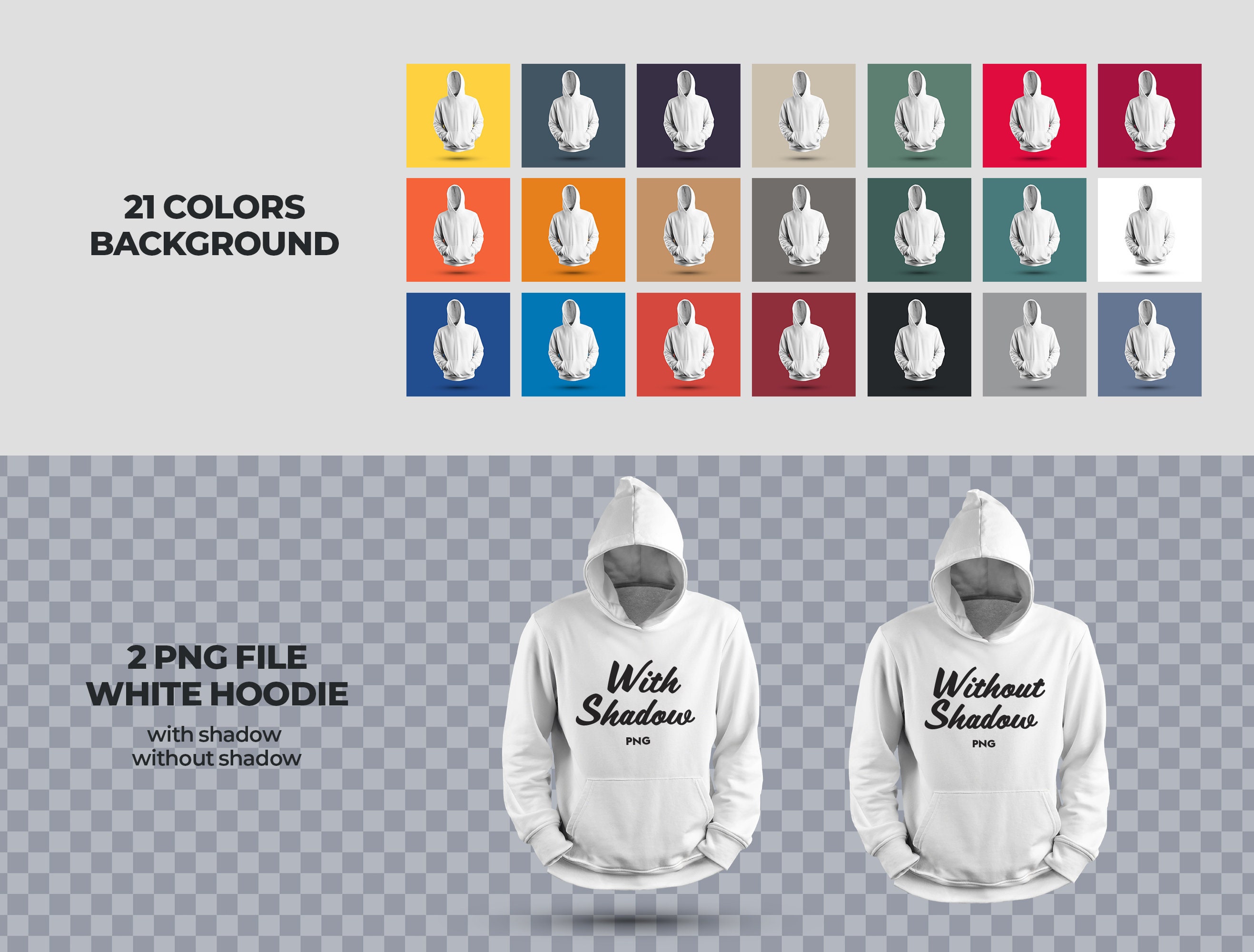 Hoodie Mockup Bundle White Hood Mockup Man 3D Styled Plain - Etsy