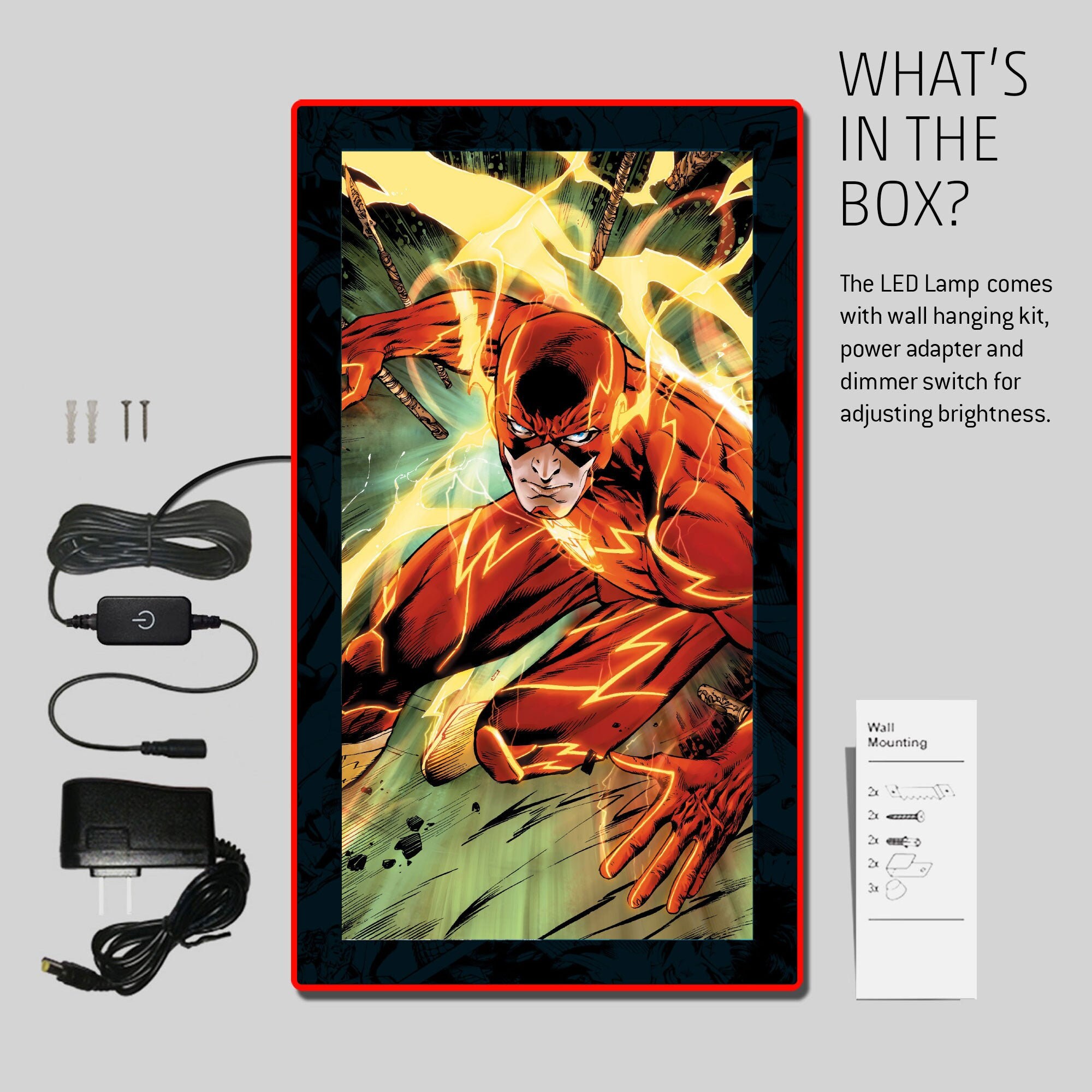 The Flash™ LED Mini-poster - Etsy