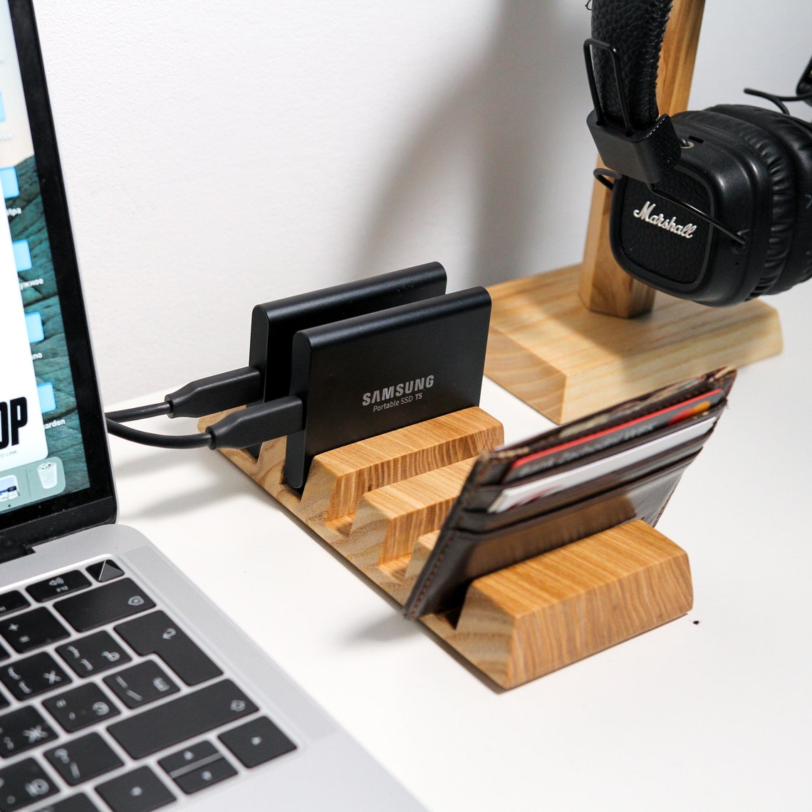 Wooden Stand Holder for 5 Hard Drive External Portable Save | Etsy