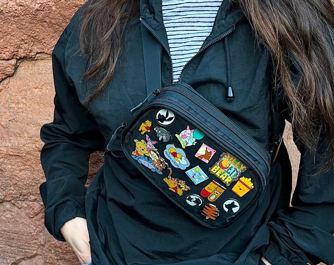 Pin Belt Bag Ita Bag, Pin Display Bag, Clear Pocket Display Bag, Pin ...