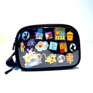 Pin Belt Bag Ita Bag, Pin Display Bag, Clear Pocket Display Bag, Pin ...