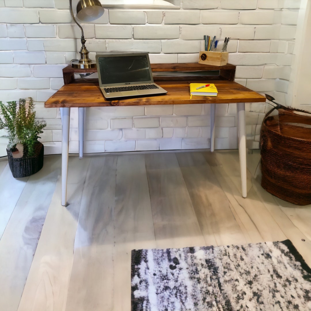 Nordie.reclaimed Wood Scandinavian Desk Industrial Office Furniture ...