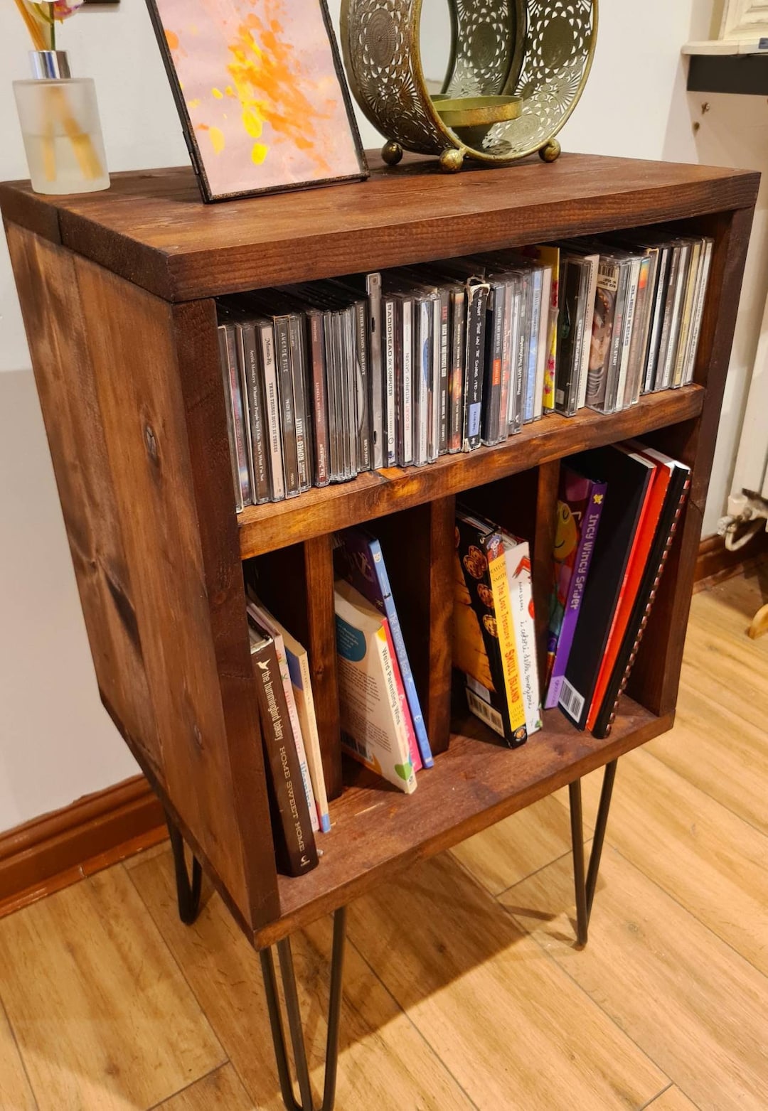 Reclaimed Wood Tv Stand.book Case.drinks Cabinet.music Vinyls Dj ...