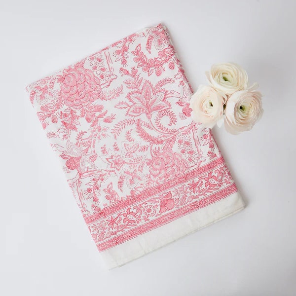 Pink Tablecloth - Etsy